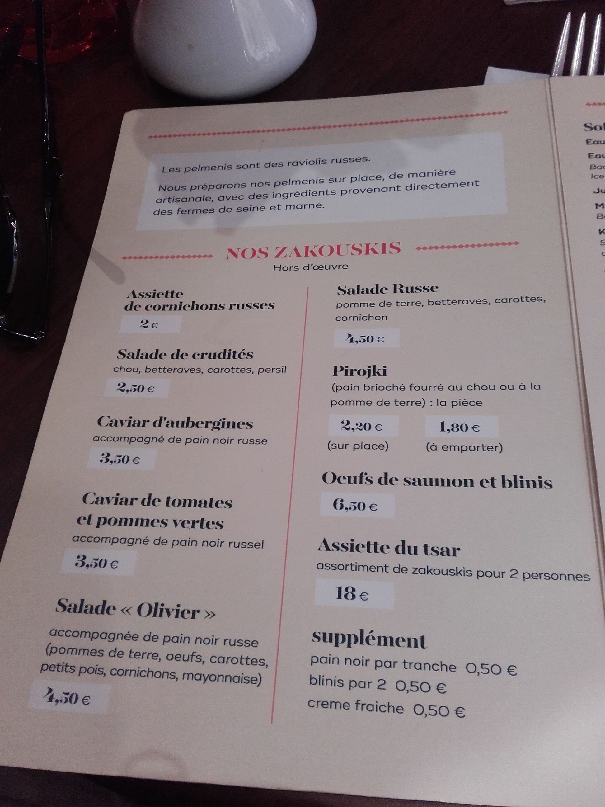 La cantine des Tsars – Voyage au bout des mots