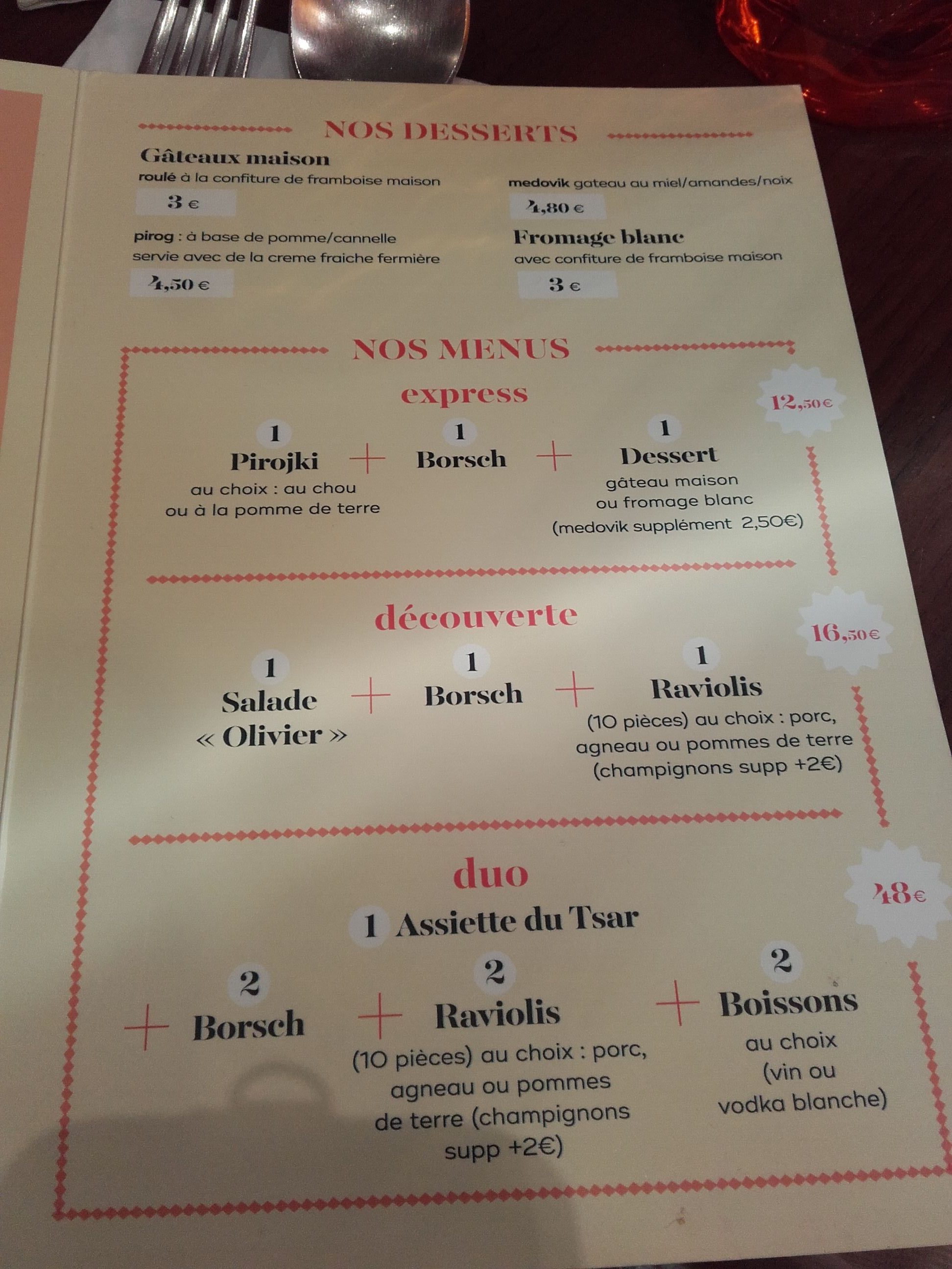 La cantine des Tsars – Voyage au bout des mots